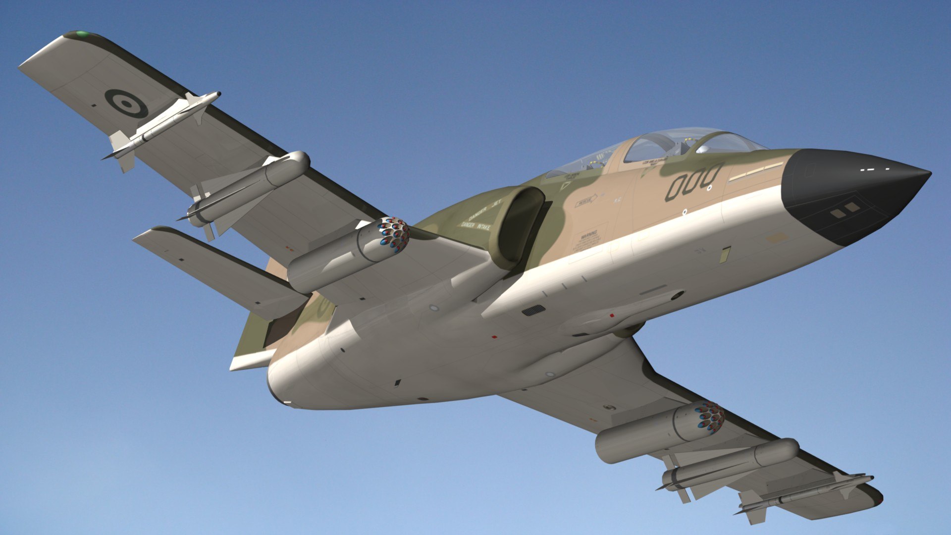 Jet Trainer Classic Camo 3D Model - TurboSquid 1846322