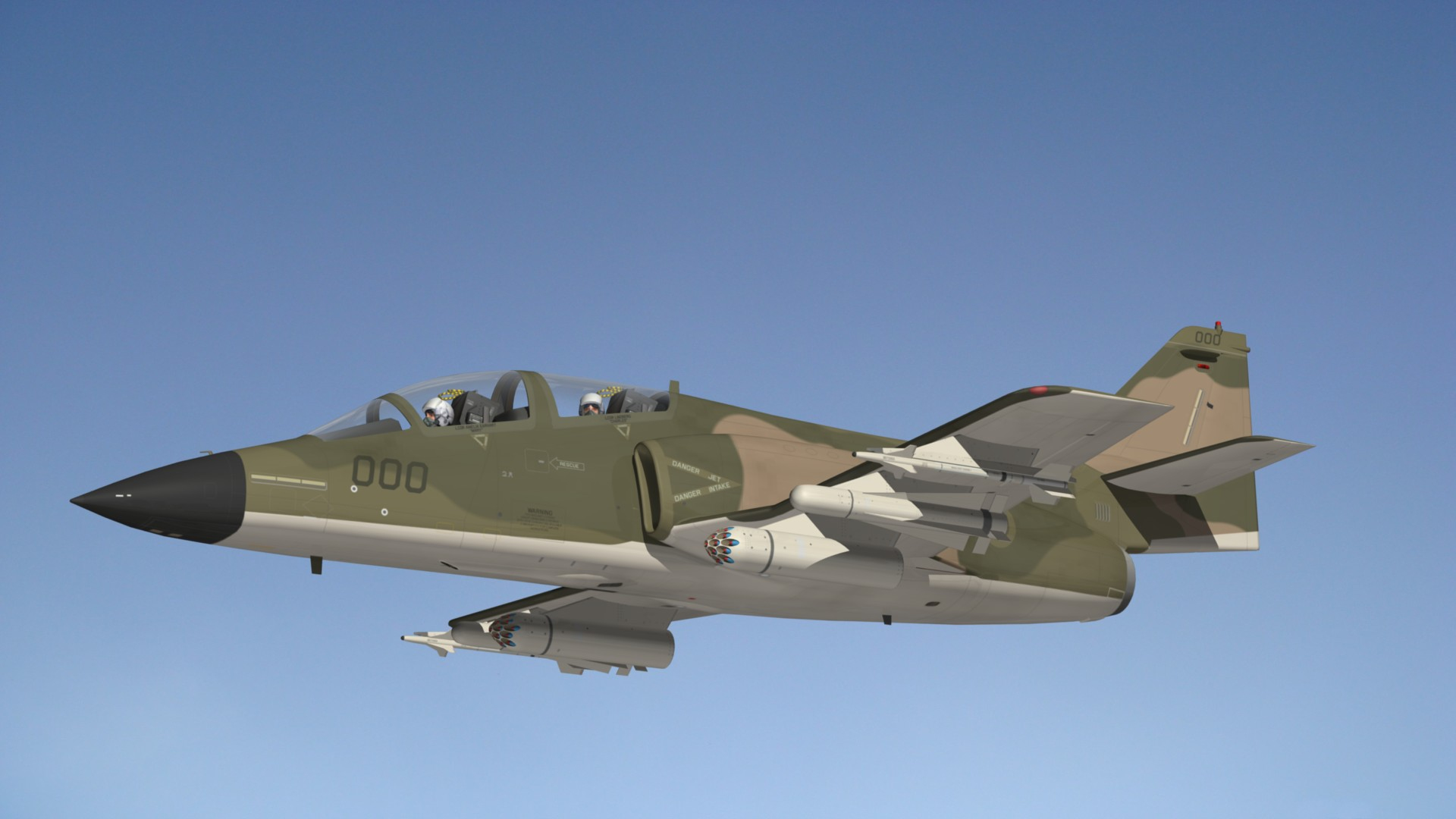 Jet Trainer Classic Camo 3D model - TurboSquid 1846322