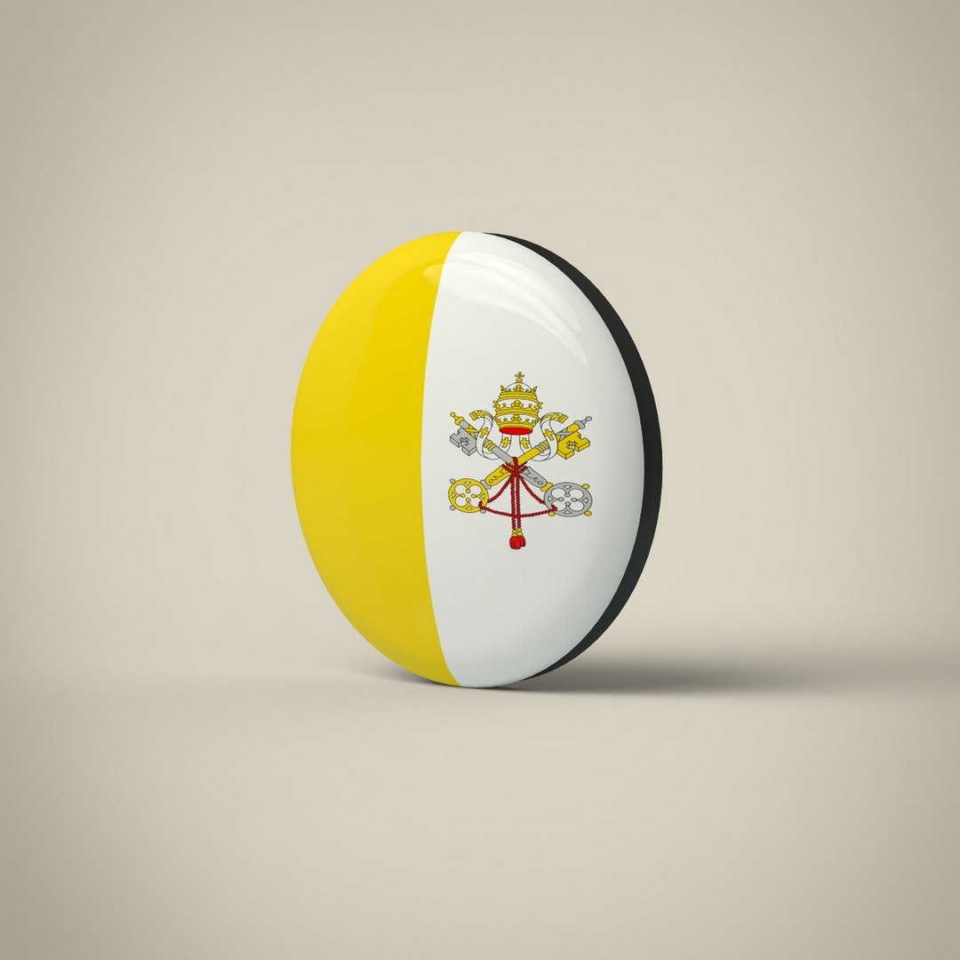 3D Vatican City Badge - TurboSquid 1956839