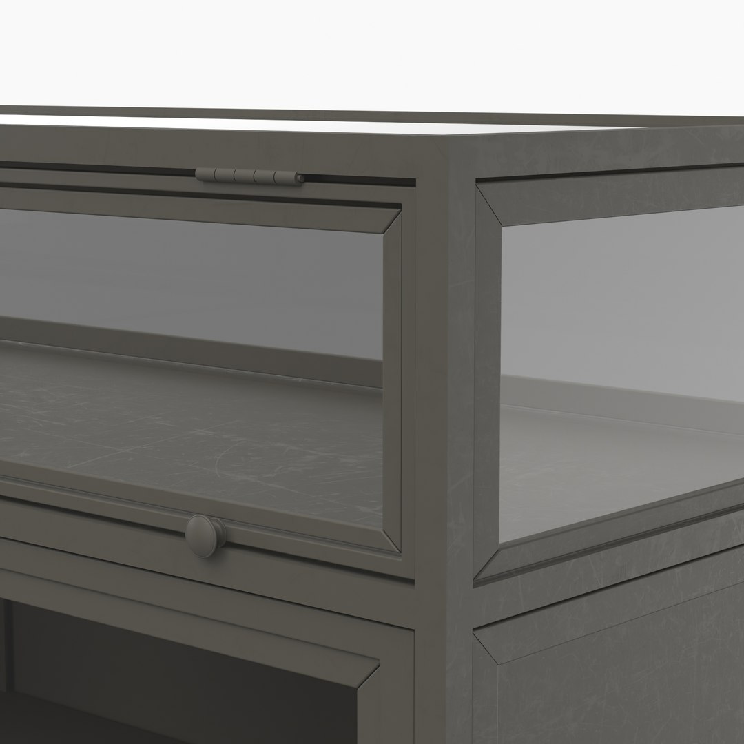 3D Shadow Box Sideboard Model - TurboSquid 2088336