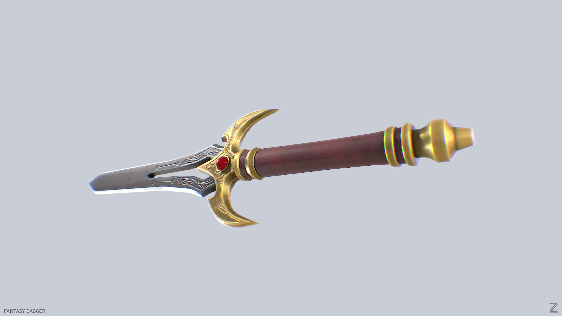 Fantasy Dagger 3D Model - TurboSquid 2416128