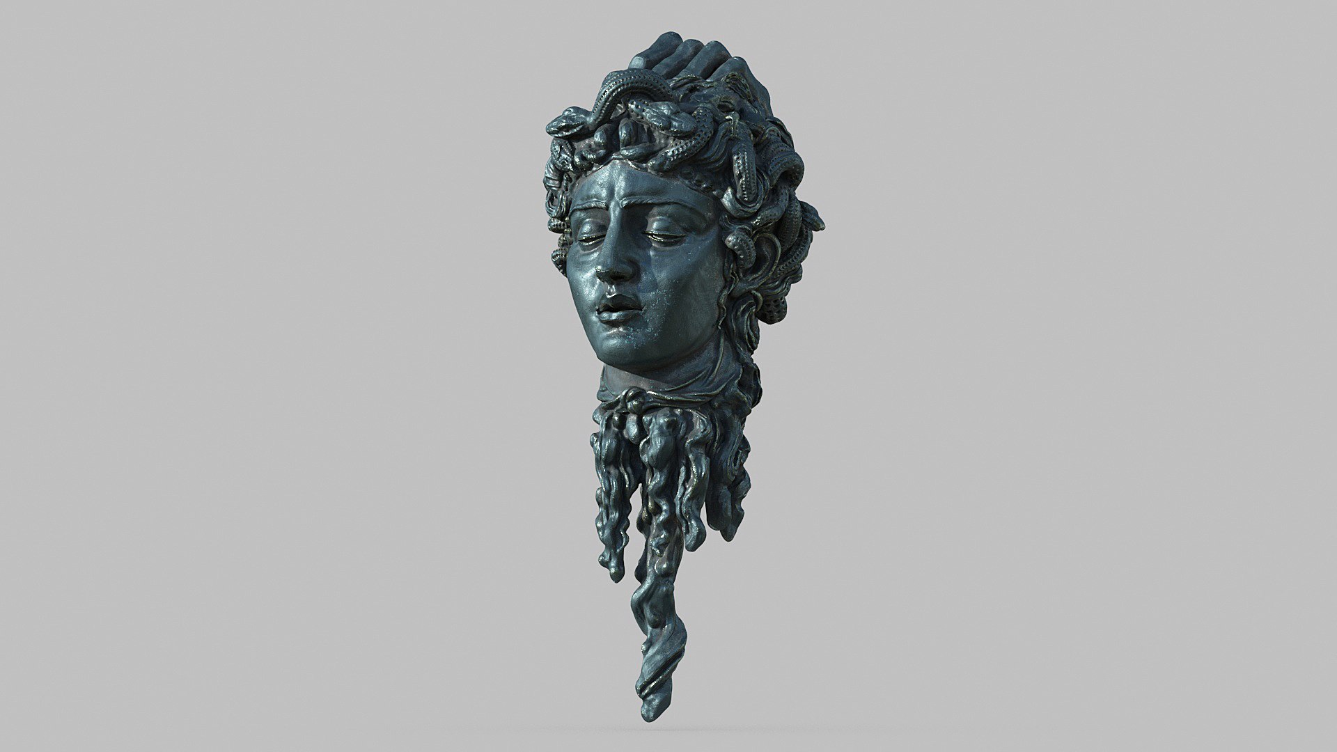 Medusa Head Bust 3D Model - TurboSquid 1717604