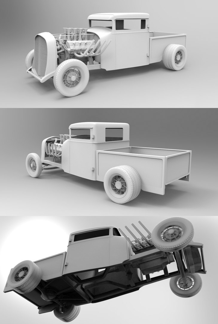 Black Widow Concept Car Model