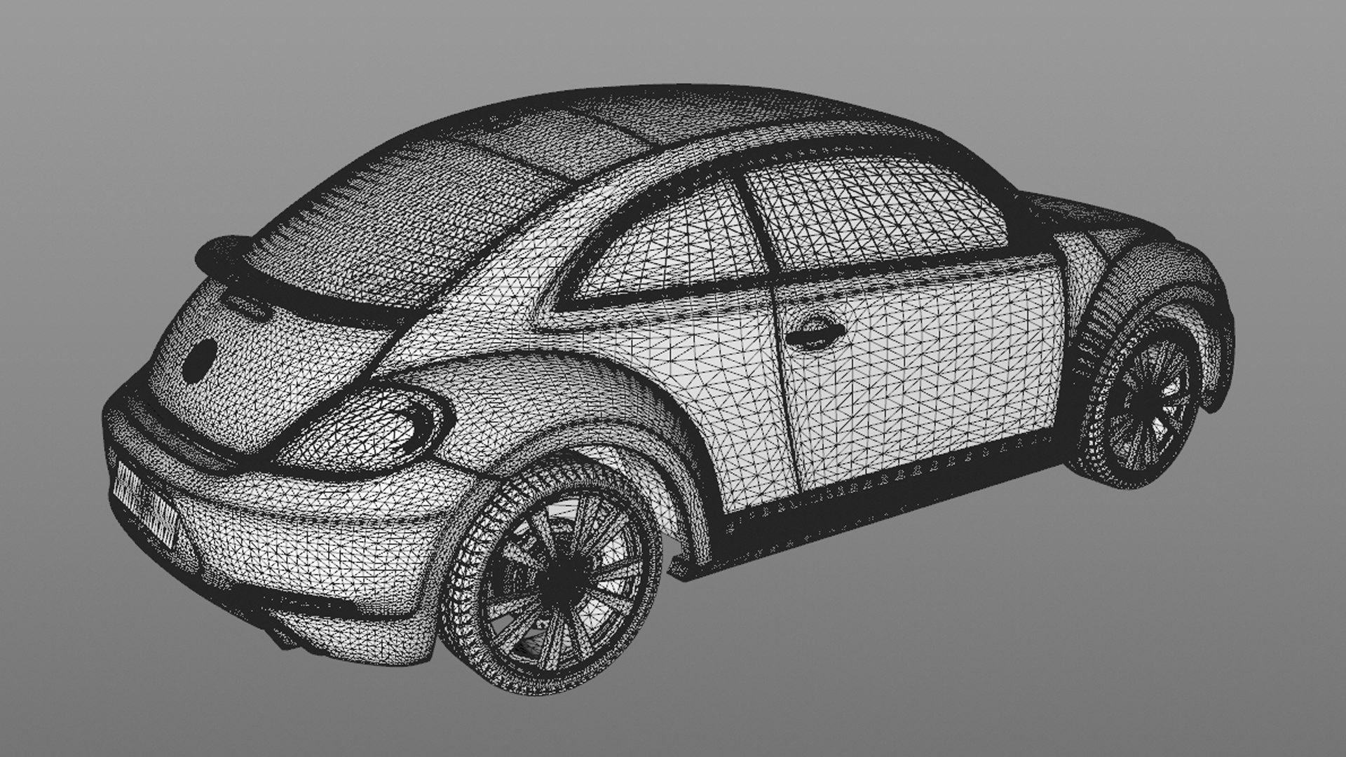 3D Model Volkswagen Beetle - TurboSquid 2382901