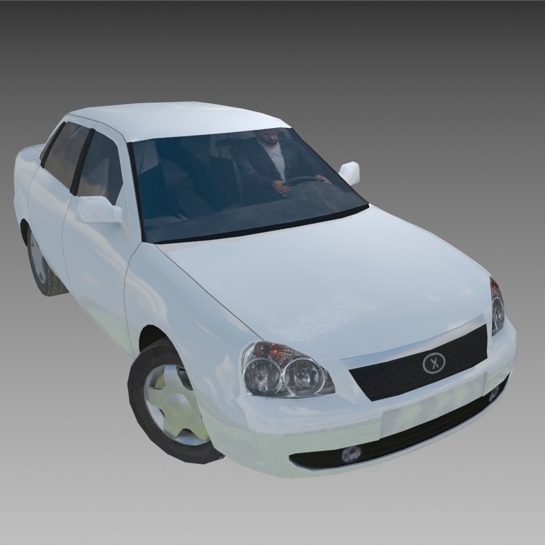 3d Lada Priora Model