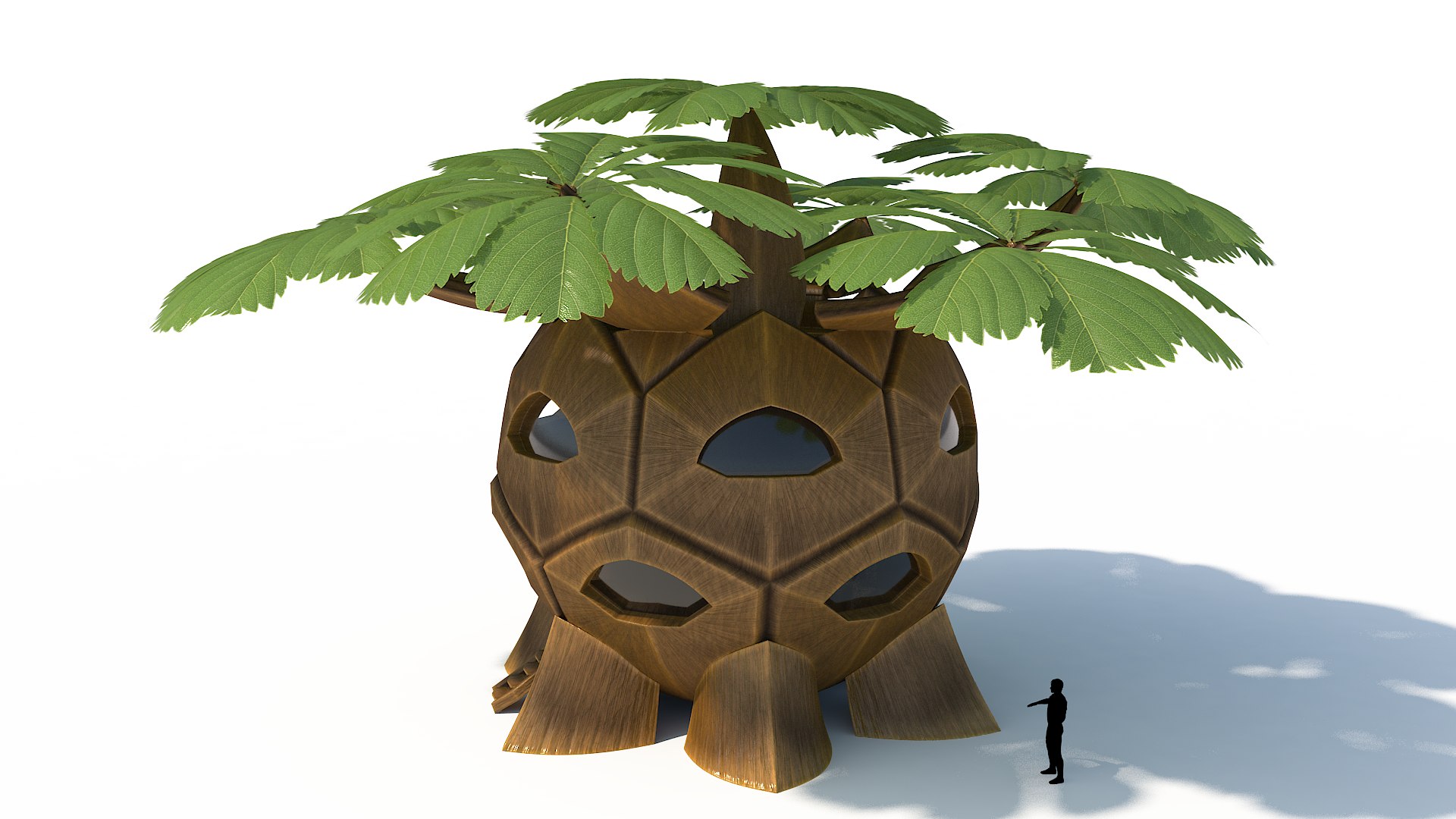 Round House 3D Model - TurboSquid 1837081