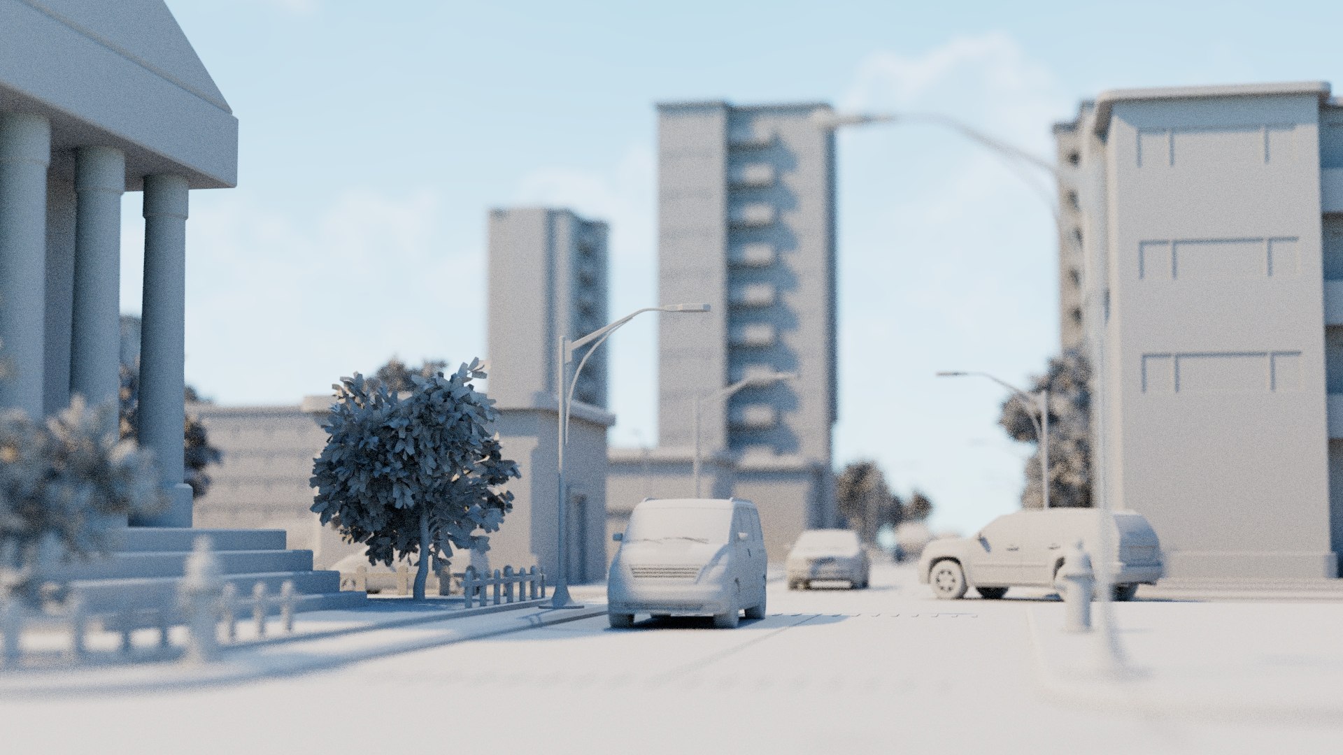3D Lowpoly City Model - TurboSquid 2048853