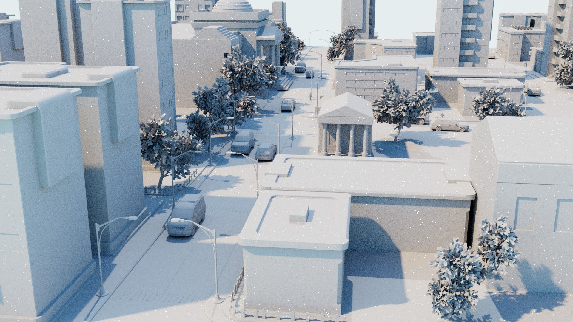 3D Lowpoly City Model - TurboSquid 2048853