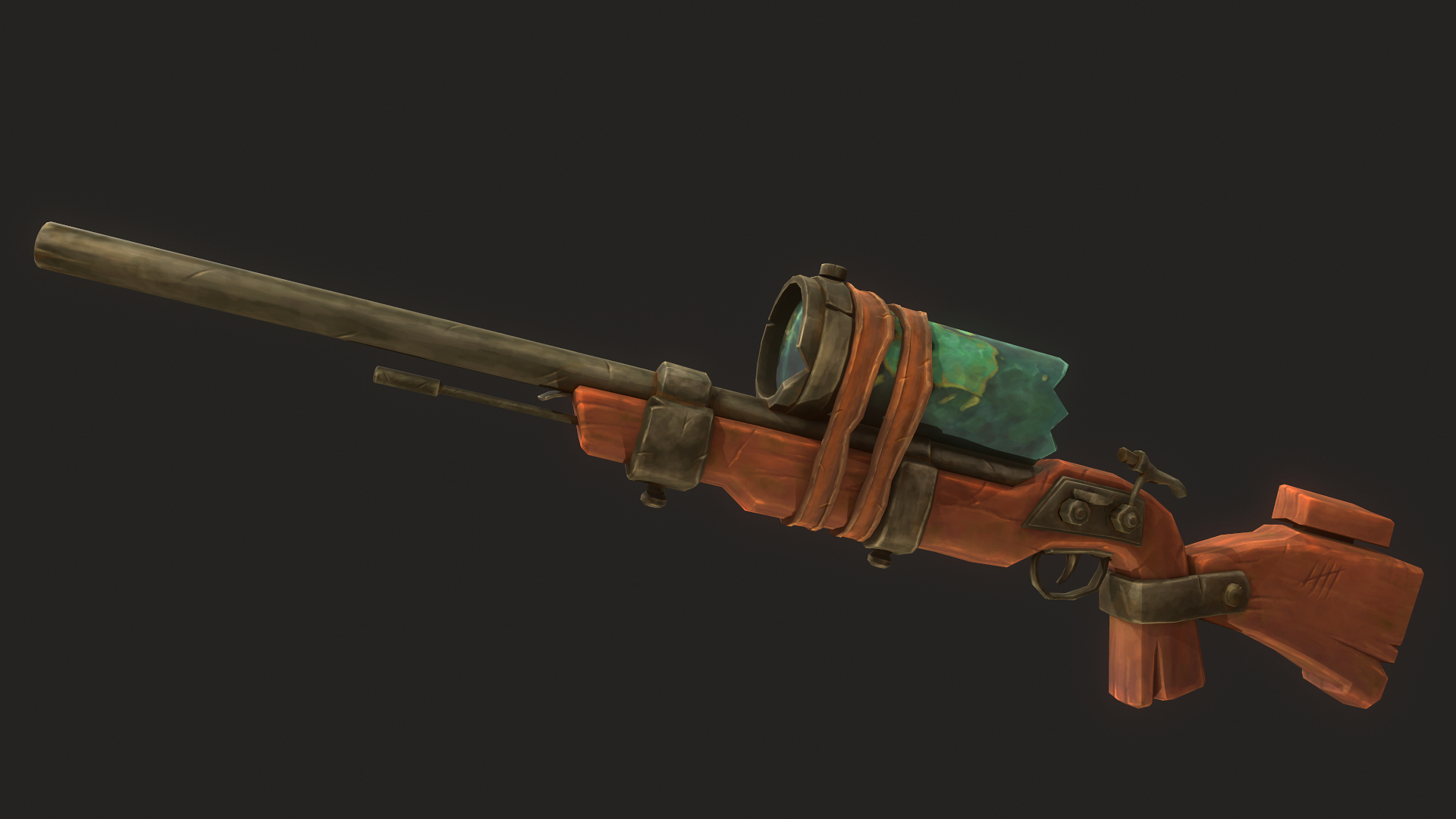 3D Stylized Riffle model - TurboSquid 1741262