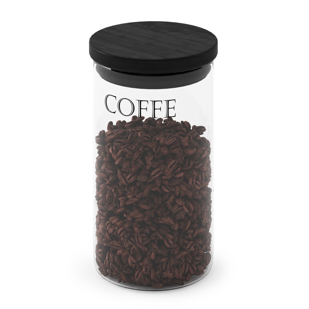 Jar Coffee 3d Max
