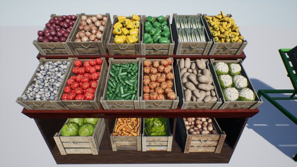3D Vegetables and Props Unreal Asset - TurboSquid 1900654
