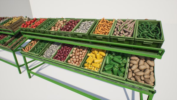 3D Vegetables and Props Unreal Asset - TurboSquid 1900654