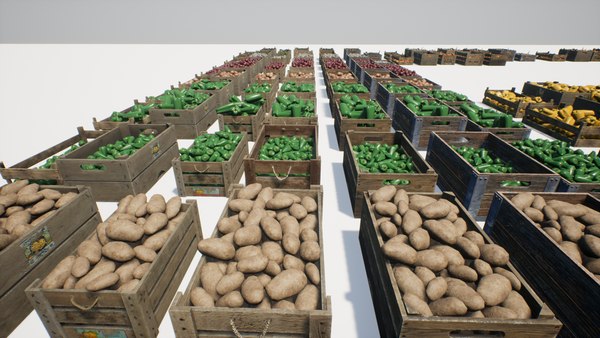3D Vegetables and Props Unreal Asset - TurboSquid 1900654