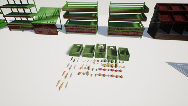 3D Vegetables and Props Unreal Asset - TurboSquid 1900654