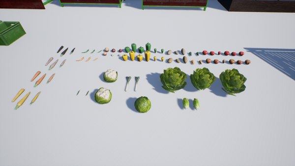 3D Vegetables and Props Unreal Asset - TurboSquid 1900654