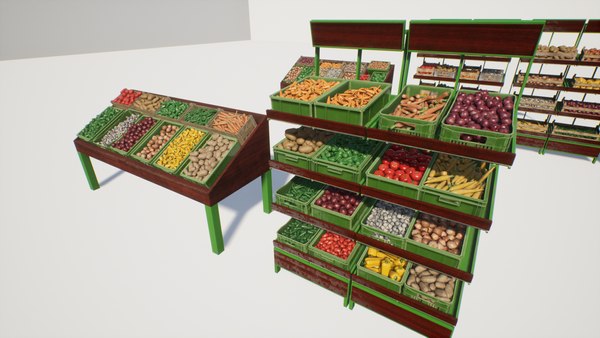 3D Vegetables and Props Unreal Asset - TurboSquid 1900654