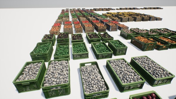 3D Vegetables and Props Unreal Asset - TurboSquid 1900654
