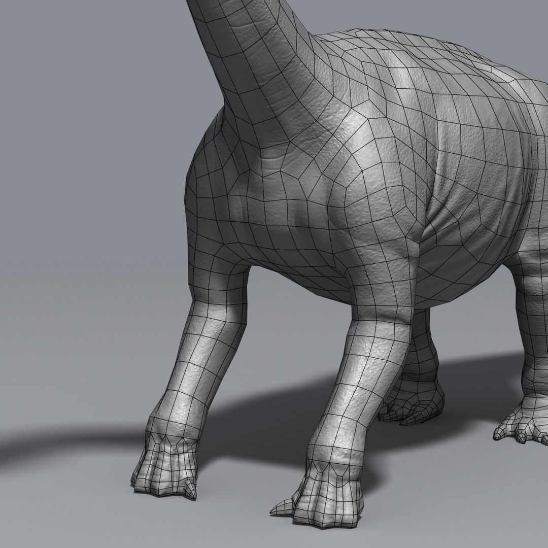 3ds Max Camarasaurus Dinosaur