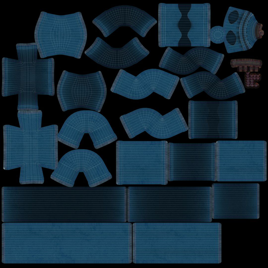 3D Industrial Pipe - TurboSquid 1687628