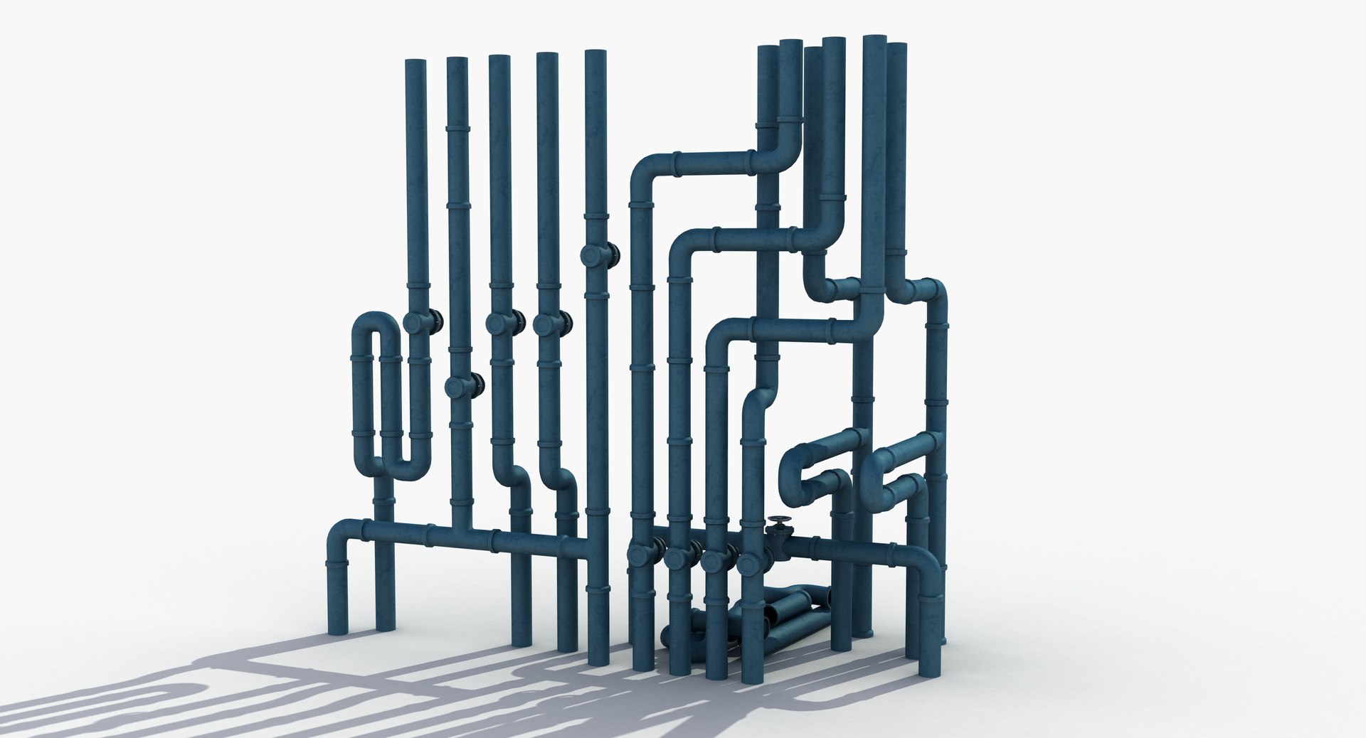 3D Industrial Pipe - TurboSquid 1687628