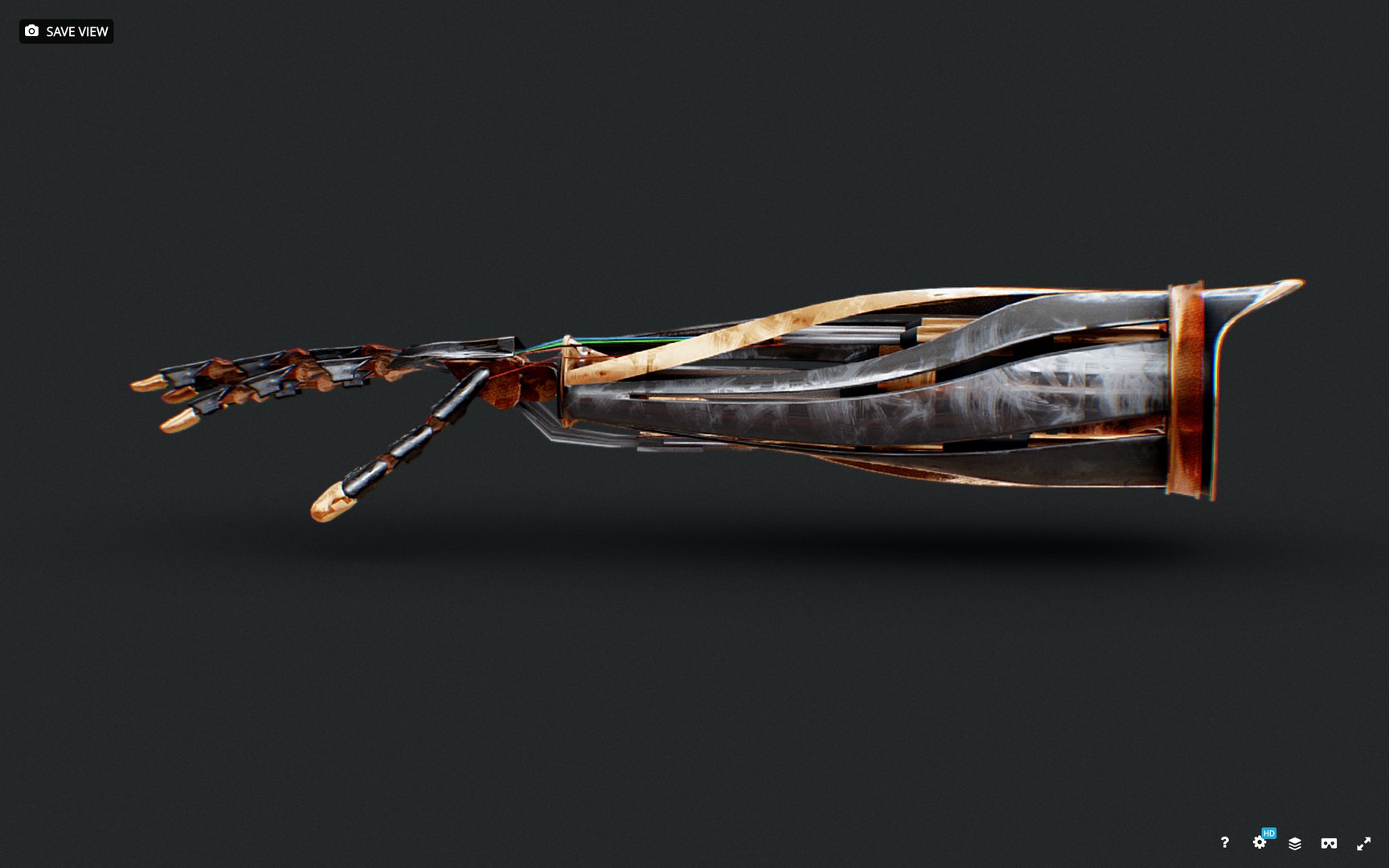 Anakin Skywalker Robotic Arm 3D Model - TurboSquid 1887211