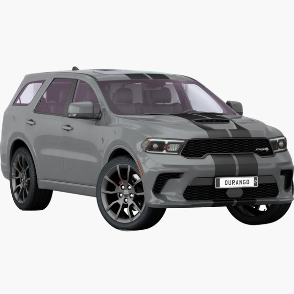 3D realistic dodge durango srt - TurboSquid 1660688