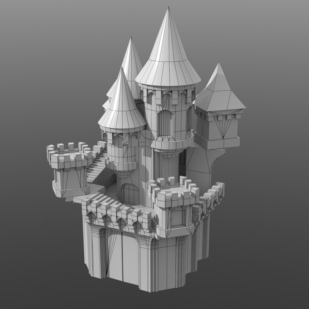 3D Castle Fantasy Model - TurboSquid 1300992