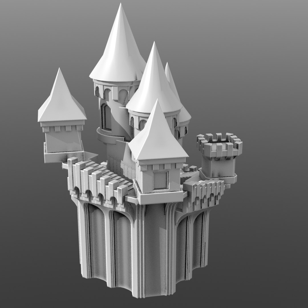 3D Castle Fantasy Model - TurboSquid 1300992