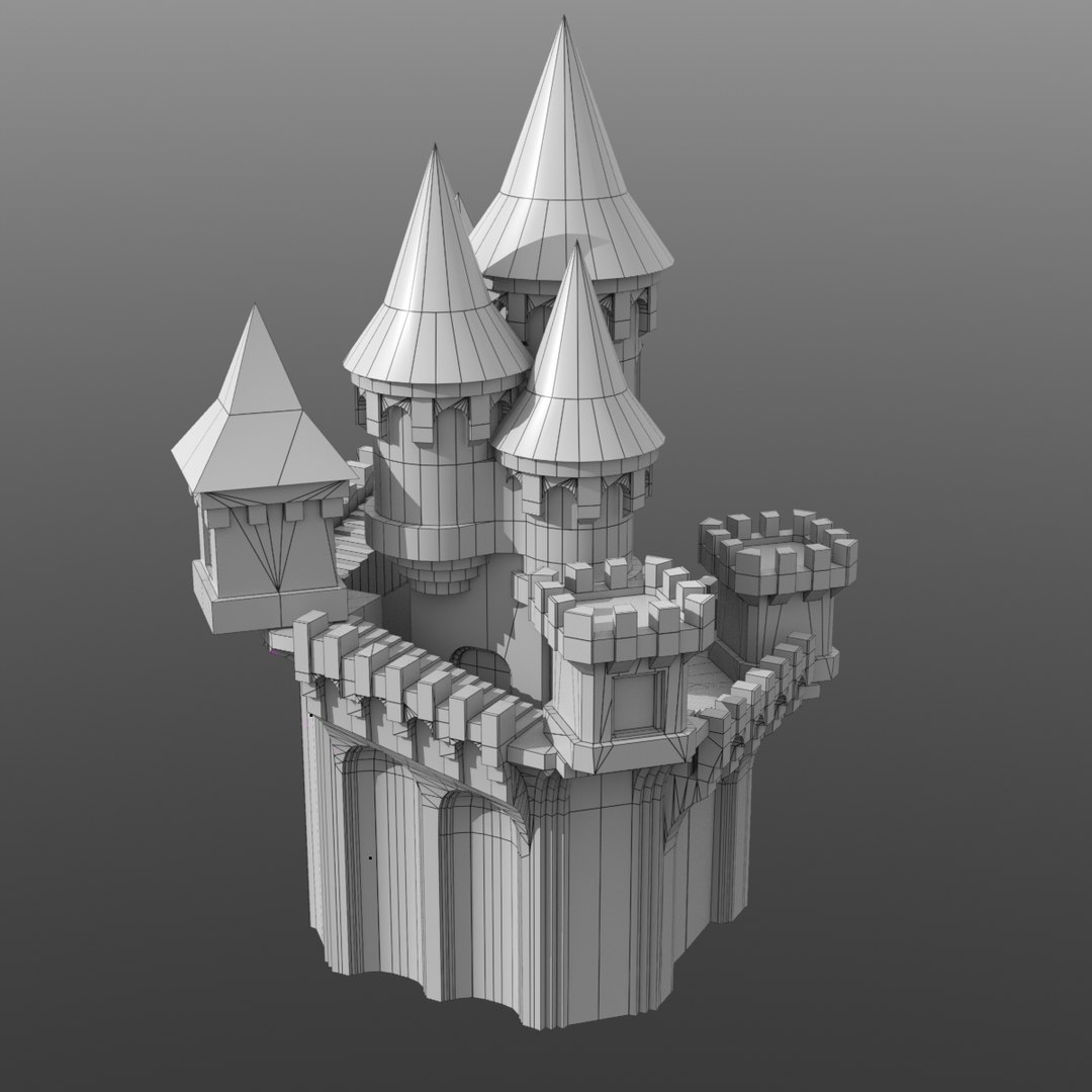3D Castle Fantasy Model - TurboSquid 1300992