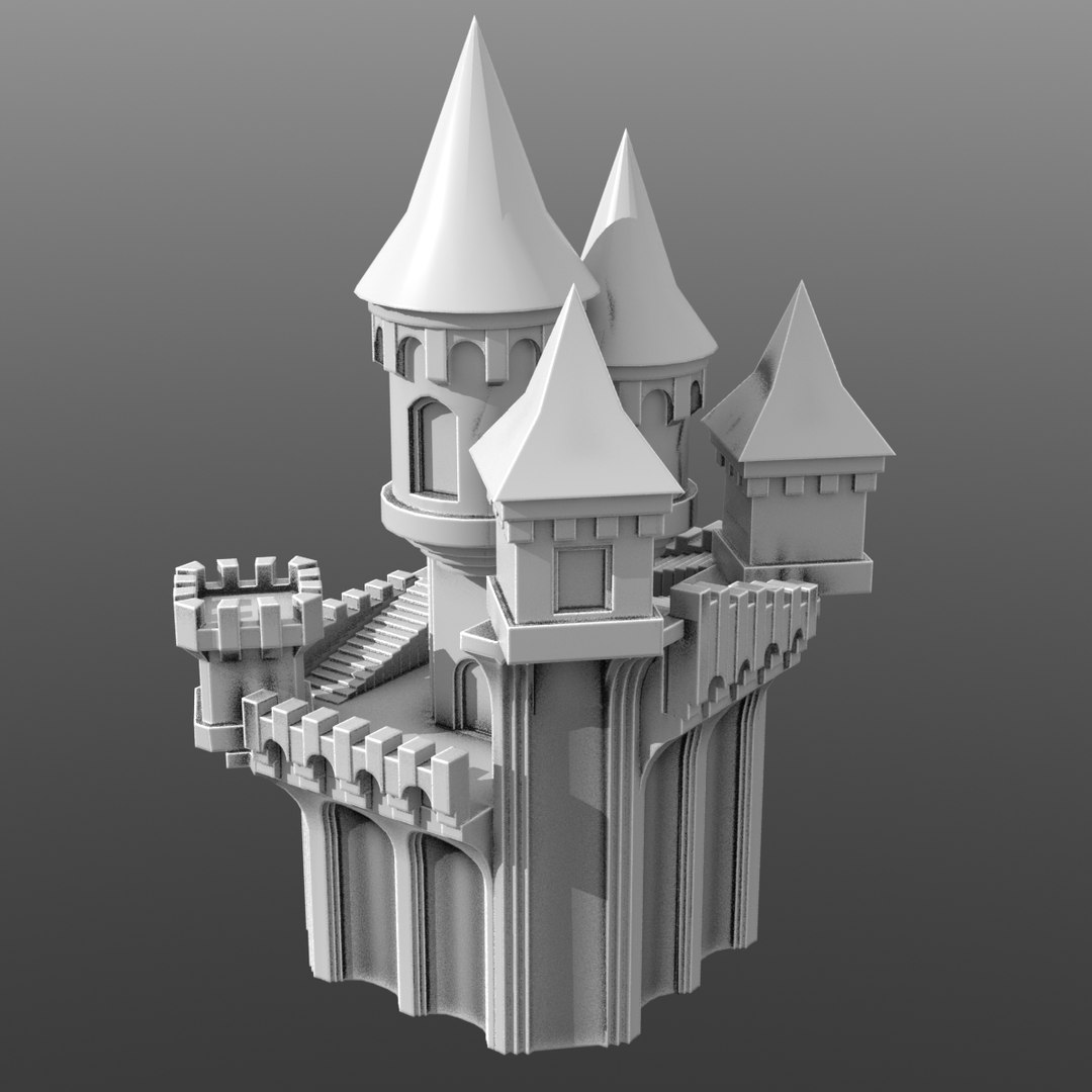 3D Castle Fantasy Model - TurboSquid 1300992