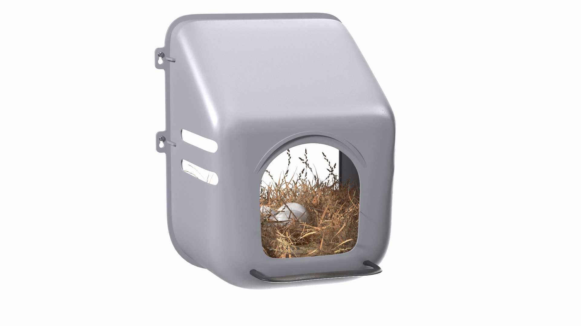 3D Wall Mount Nesting Nest Box with Chicken Eggs - TurboSquid 2113681