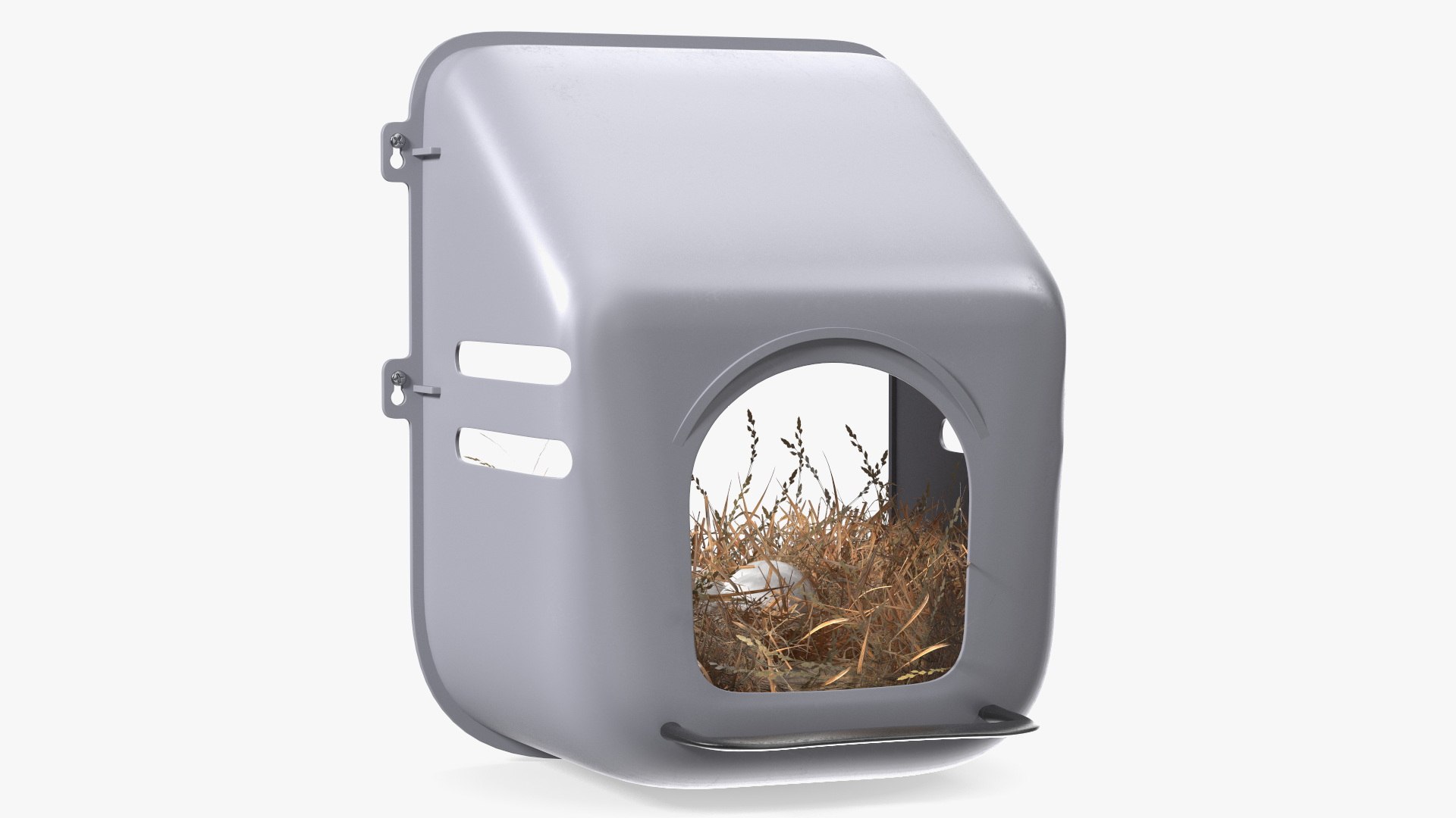 3D Wall Mount Nesting Nest Box with Chicken Eggs - TurboSquid 2113681