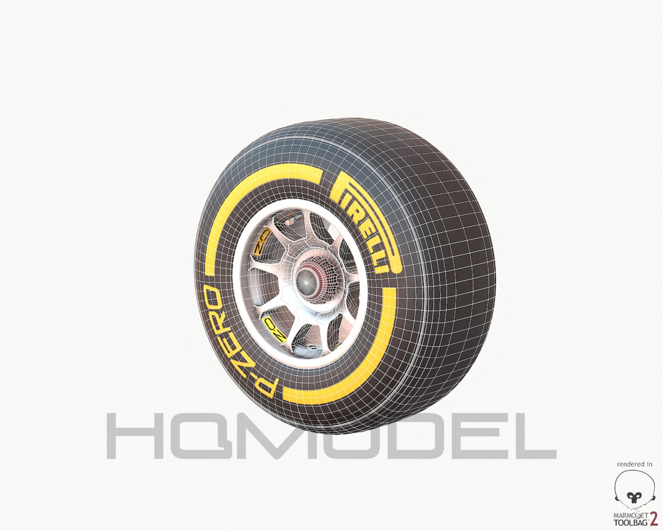 3d Model F1 Tire