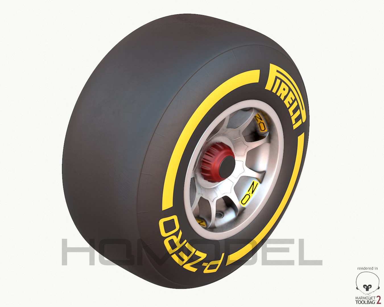 3d Model F1 Tire