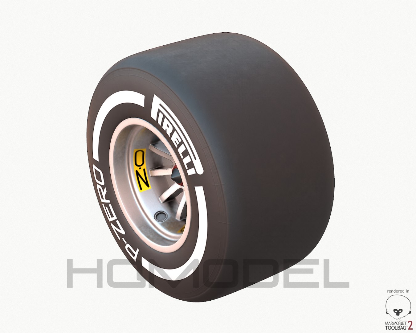 3d Model F1 Tire