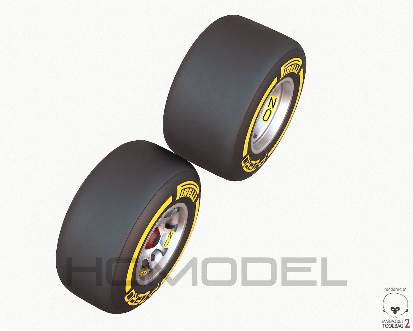 3d Model F1 Tire