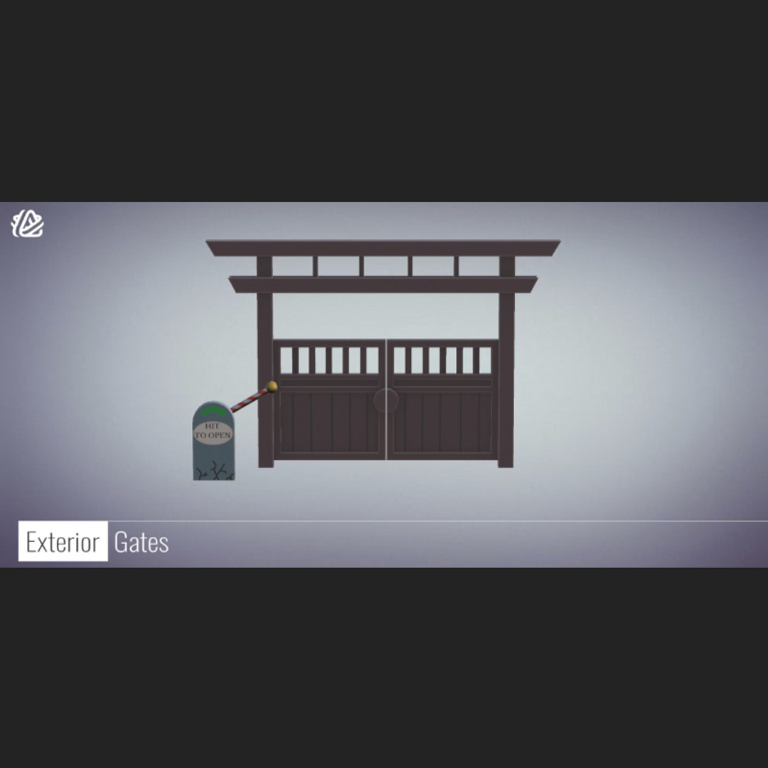 modelo 3d 3D Gates - Exterior - TurboSquid 1984470