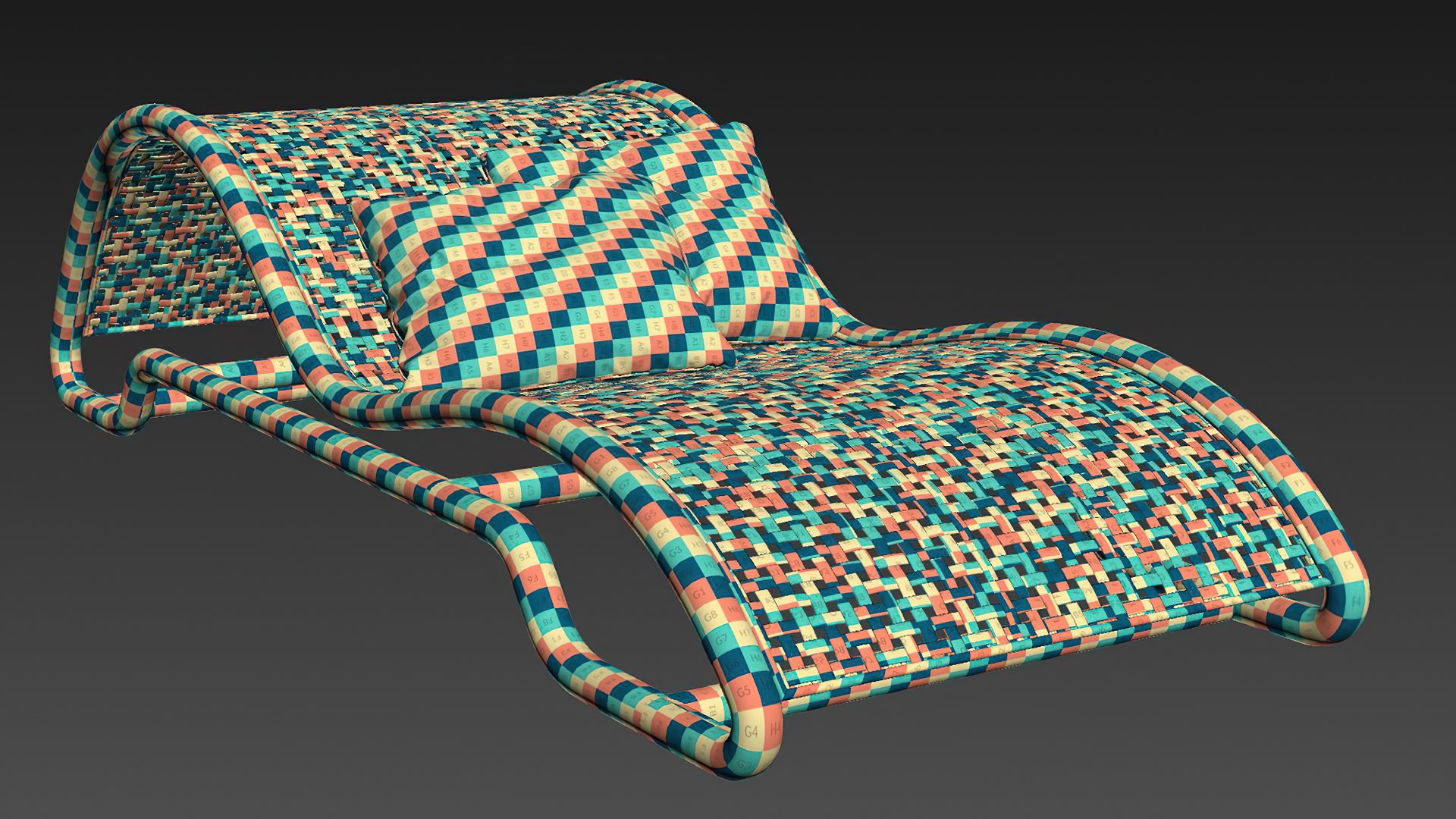 Capri Chaise Lounge CF3 By Bpoint Design 3D - TurboSquid 2023090