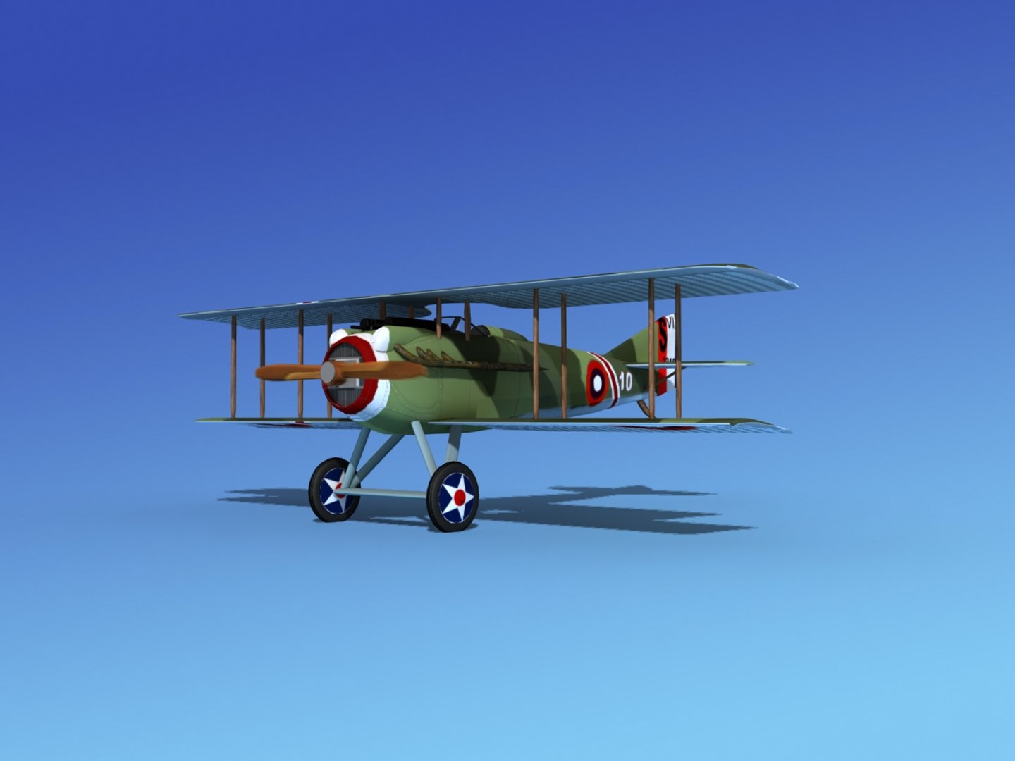Dxf Spad Vii S Fighter Aircraft