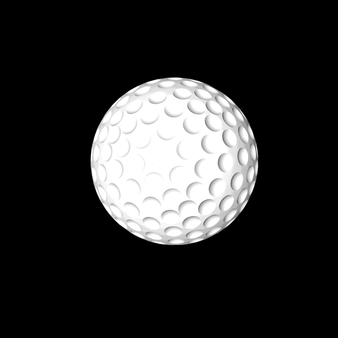 Realistic golf ball 3D model - TurboSquid 1210274
