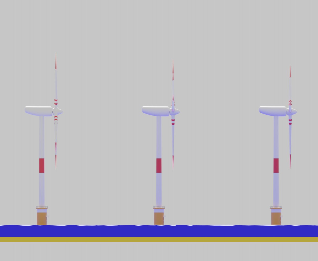 3D Offshore Wind Turbine Model - TurboSquid 1654914
