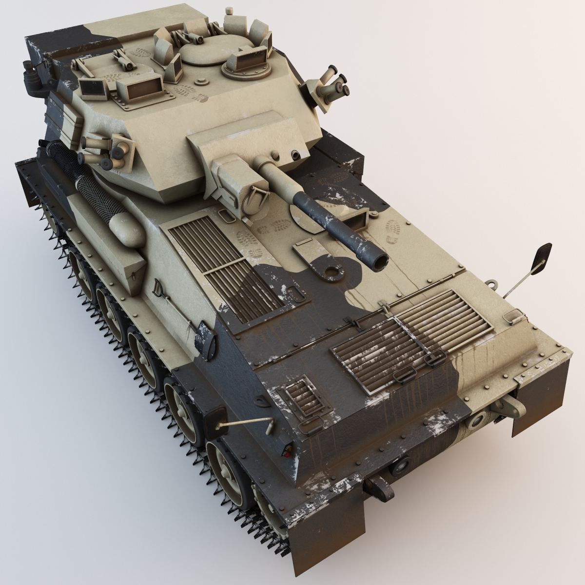 3d fv101 scorpion british tank model