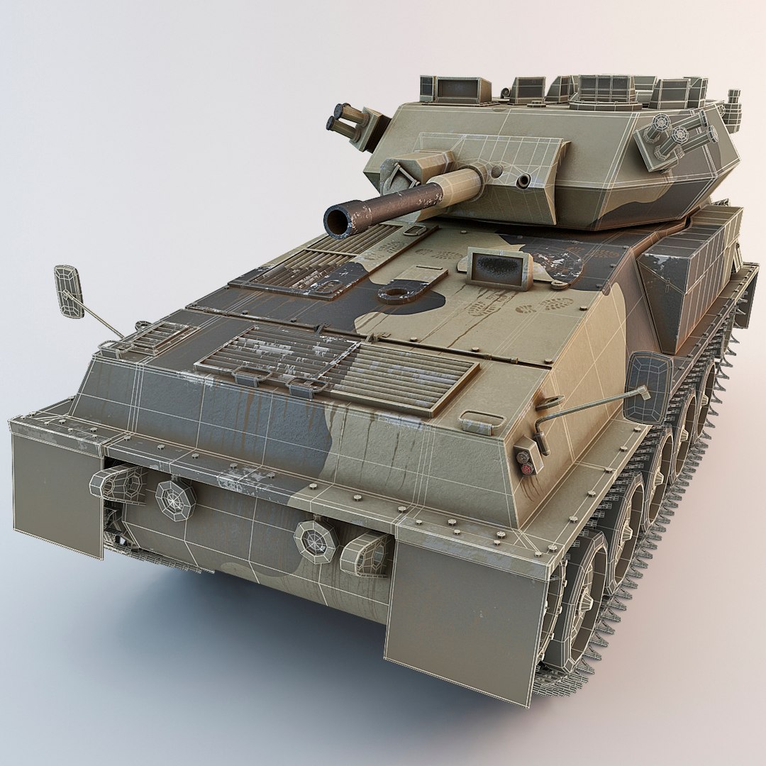 3d Fv101 Scorpion British Tank Model