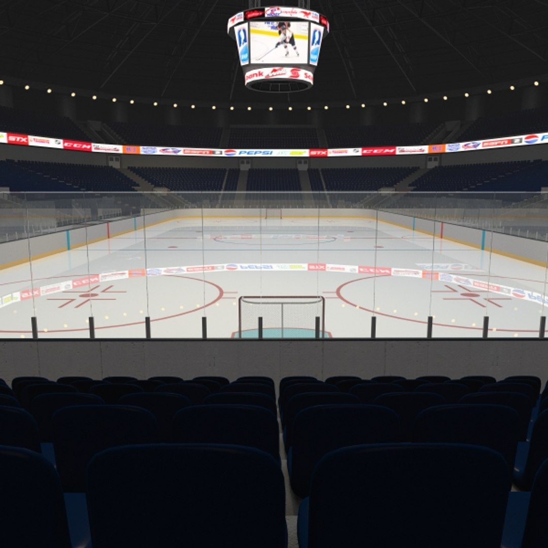 3D ice hockey arena model - TurboSquid 1181615