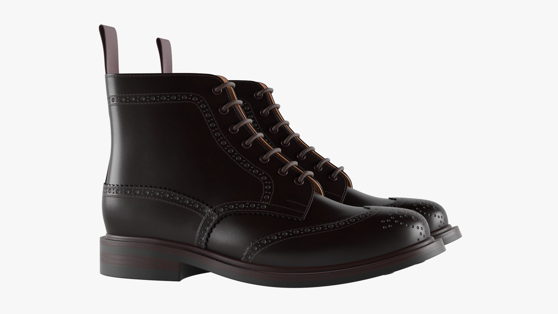Brogue Boots 3 model - TurboSquid 1921960