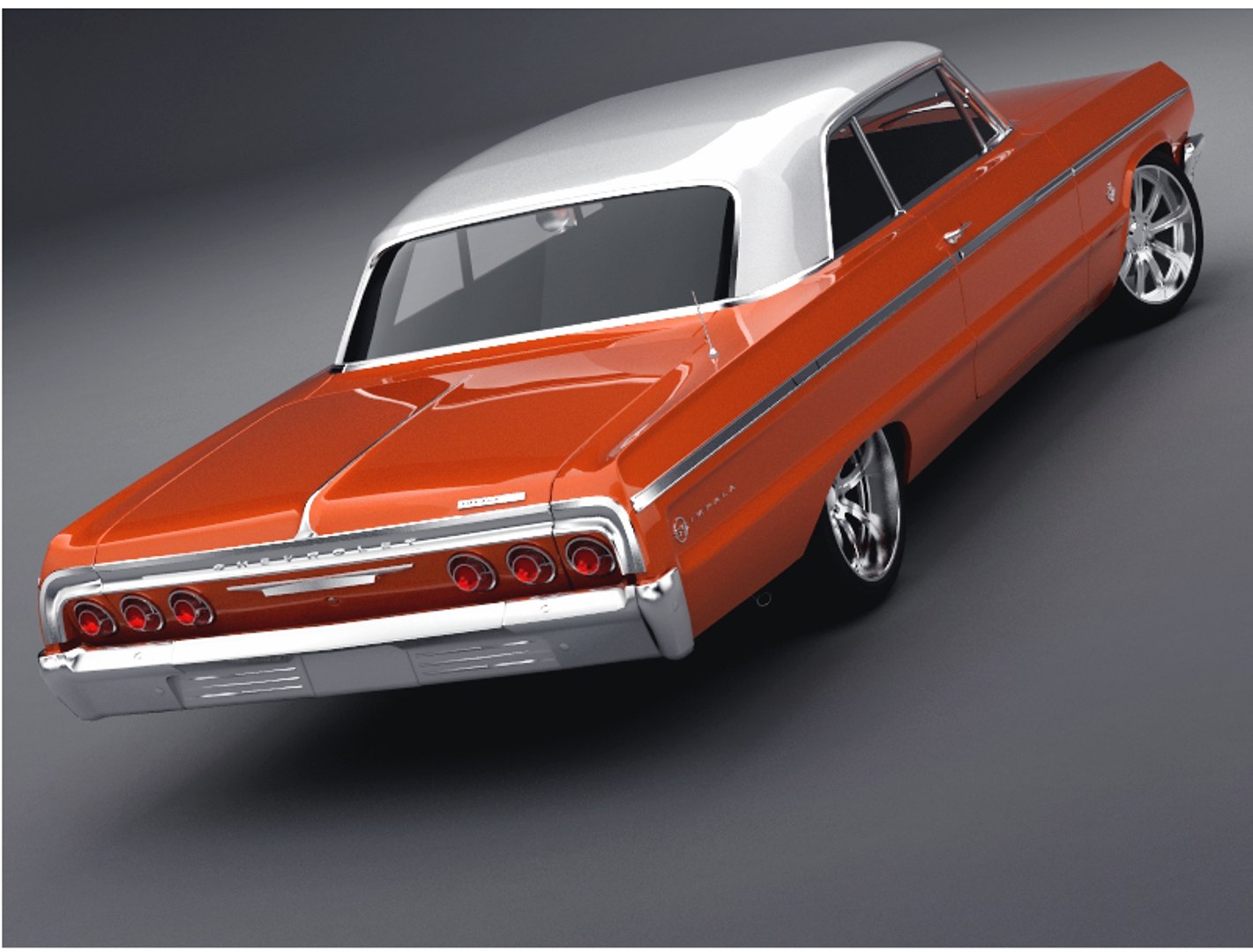 3ds chevrolet impala coupe 1964