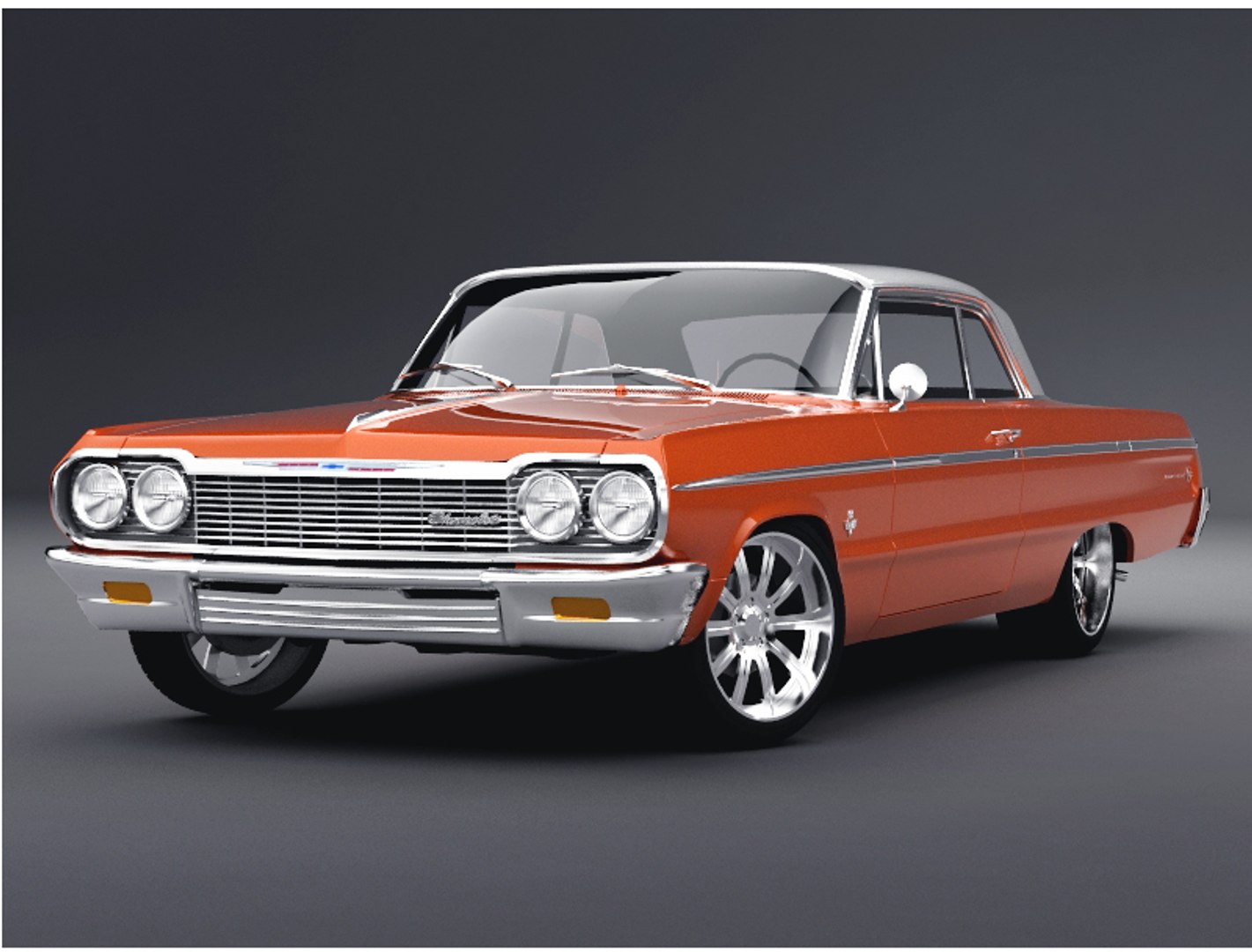 3ds chevrolet impala coupe 1964