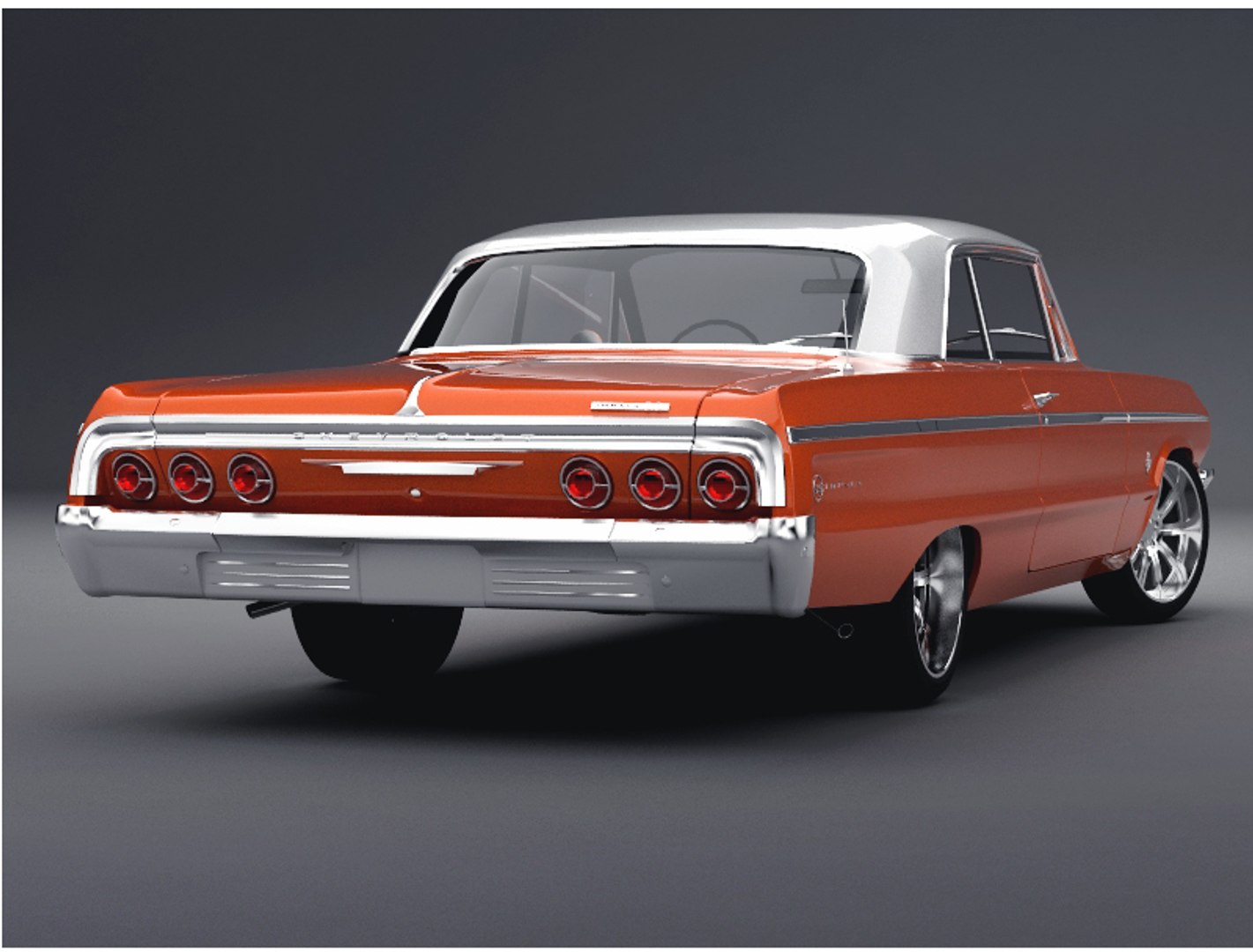 3ds chevrolet impala coupe 1964
