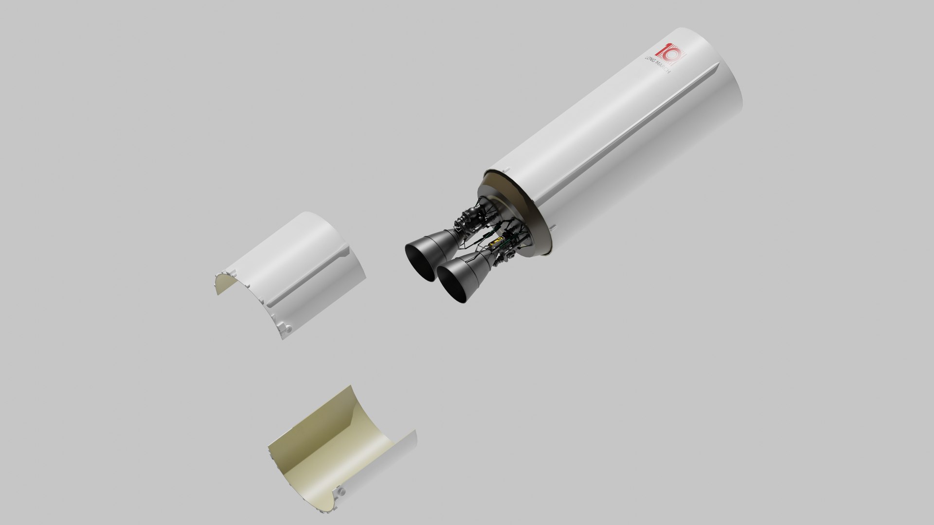 3D LongMarch-10 CZ-10-Blender-FBX-3D Model 3D Model Model - TurboSquid ...