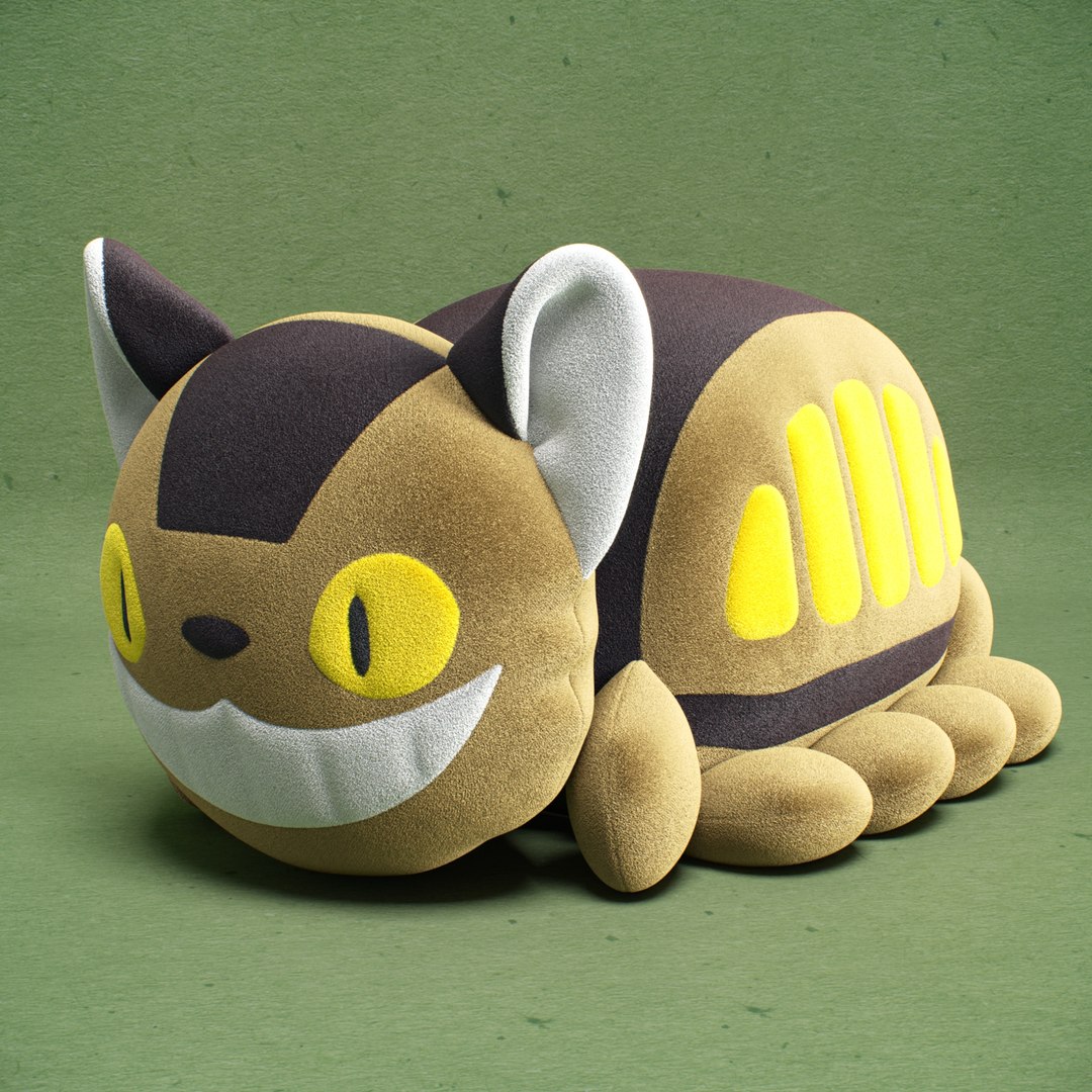 3D Kids Catbus Toy Model - TurboSquid 1752855